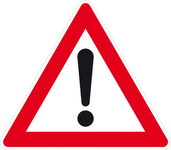 Schild Achtung Gefahrenstelle ROLANDSCHMID CH Schild Achtung Gefahrenstelle ROLANDSCHMID CH