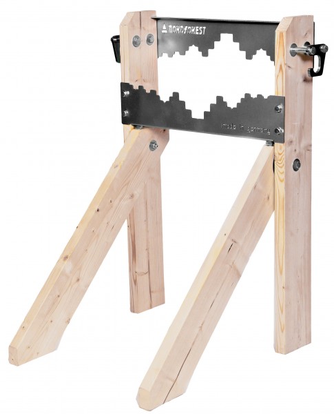Sawhorses for chainsaw Wood & metal | Grube EU